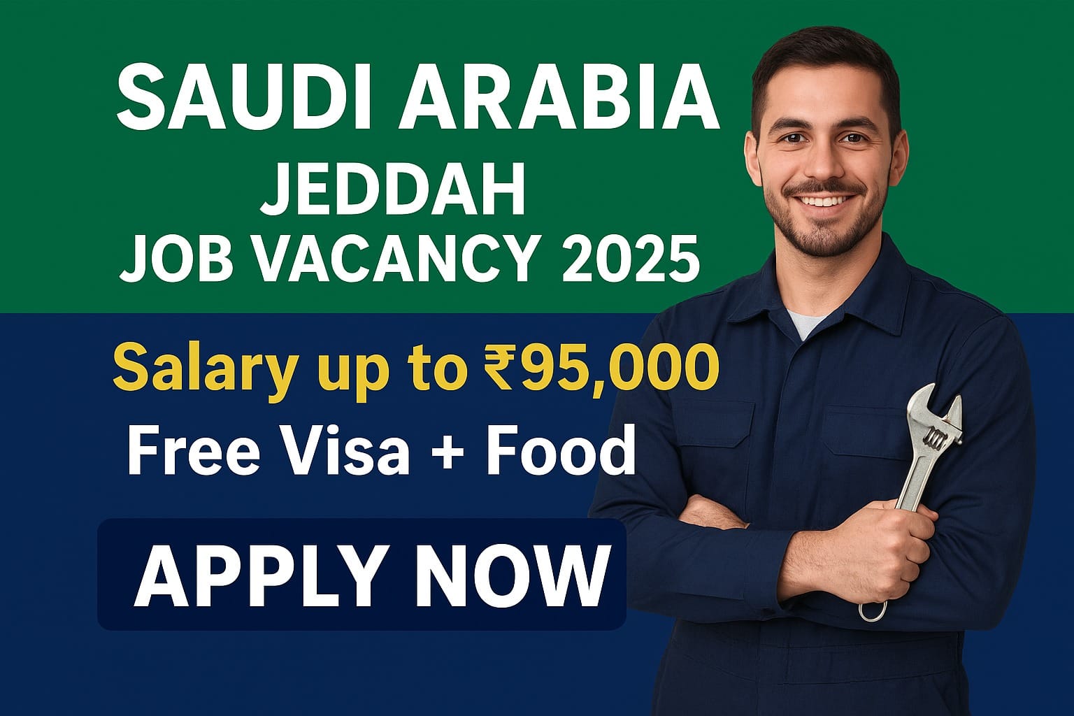 Saudi Arabia Jeddah Job Vacancy : विभिन्न पदों पर भर्ती, Free Food ...