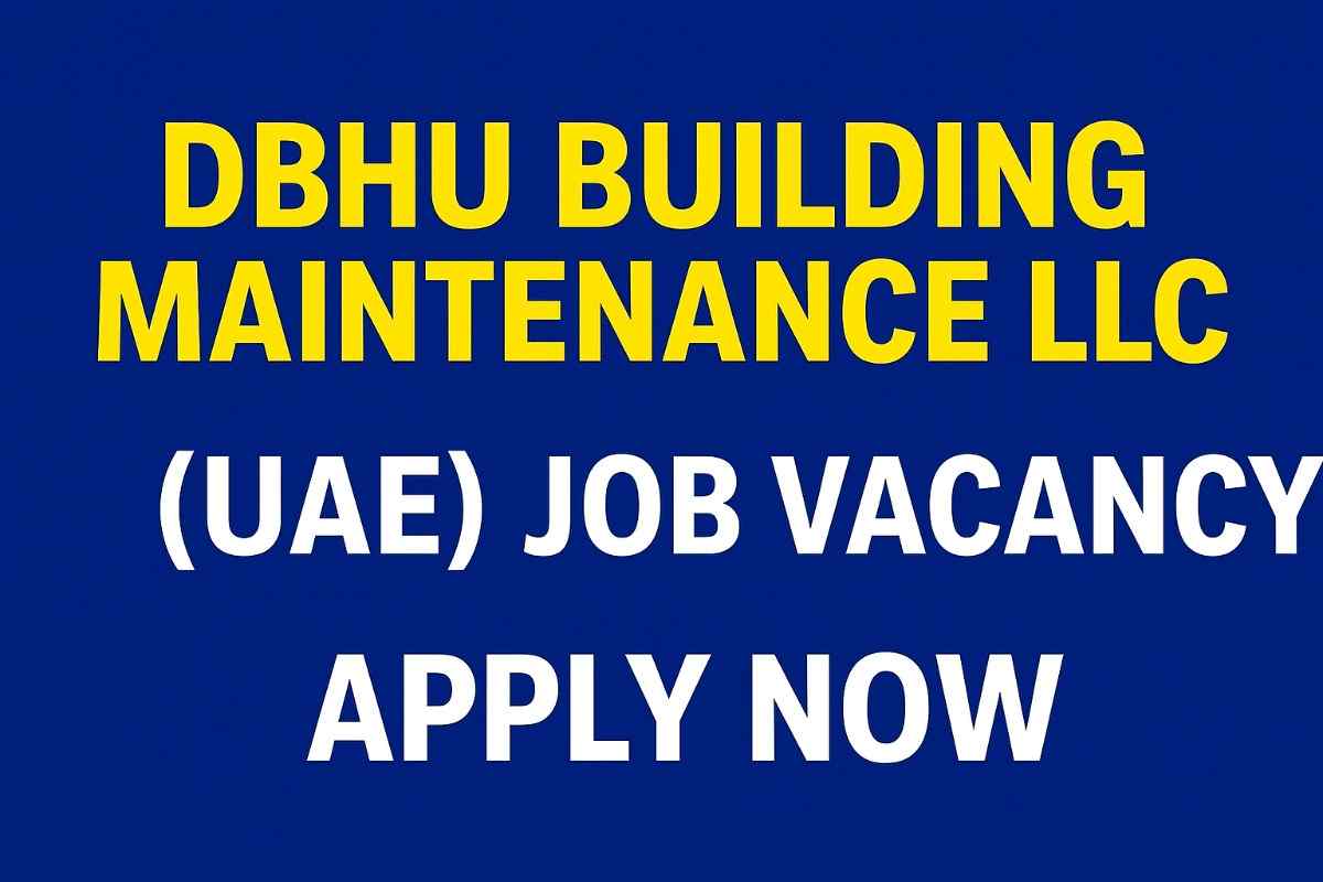 DBHU Building Maintenance LLC (UAE) General Helper Job Vacancy Apply ...